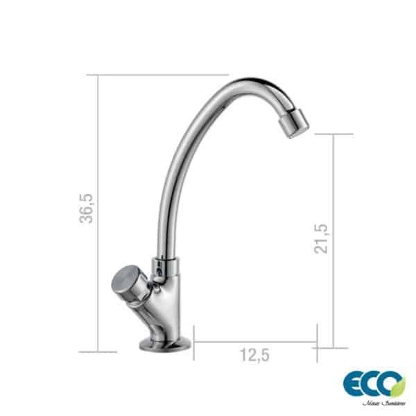 TORNEIRA MESA AUTOMATICA 6211 – Eco Metais Sanitários